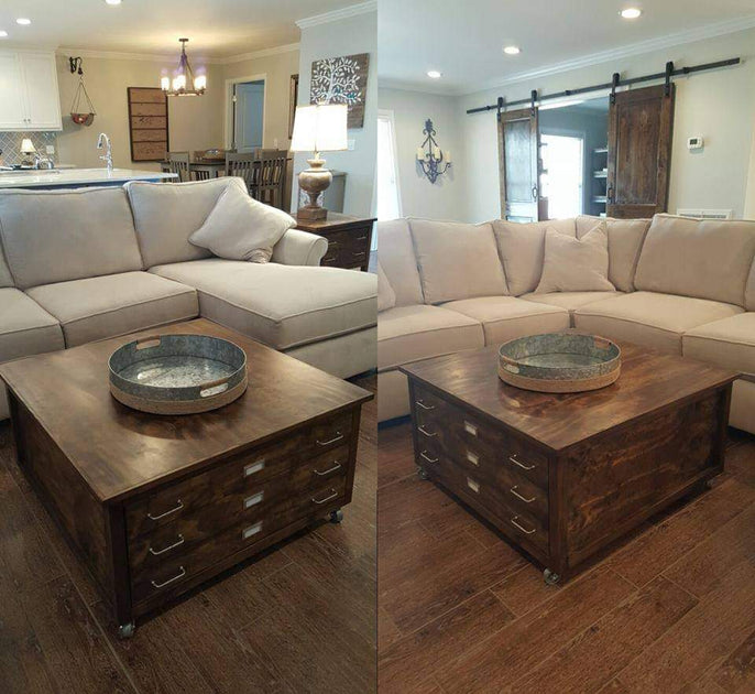 Custom Storage Coffee Table – South & Birch